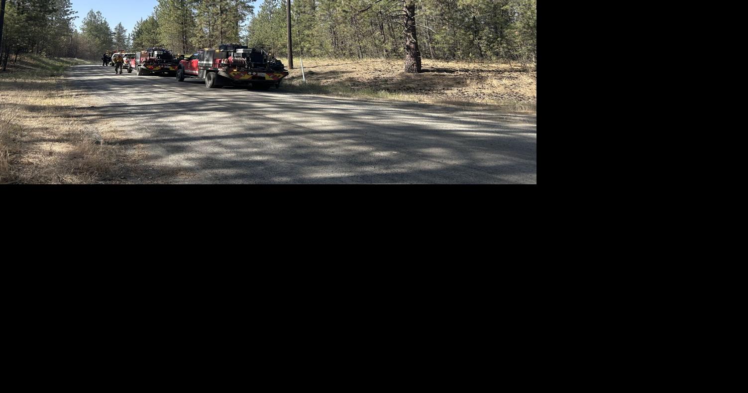 Brush fire halted near South Cheney-Spokane Road, same area as Tuesday ...