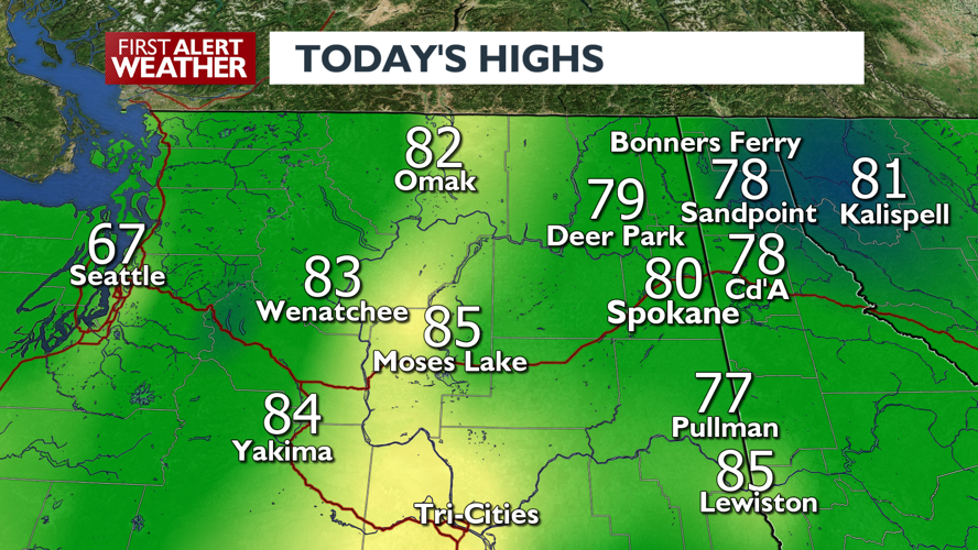 Get the barbecue going! A sunny and warm start to the holiday weekend ...