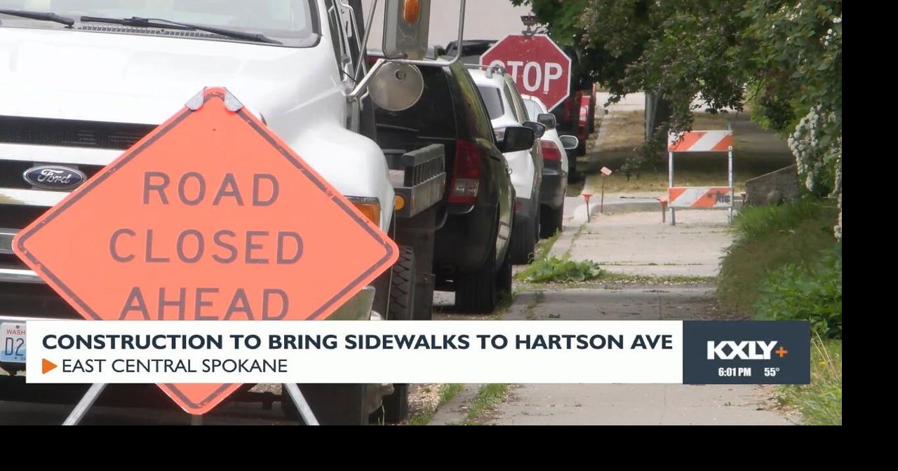 Construction on Hartson to bring sidewalks for Scott elementary ...