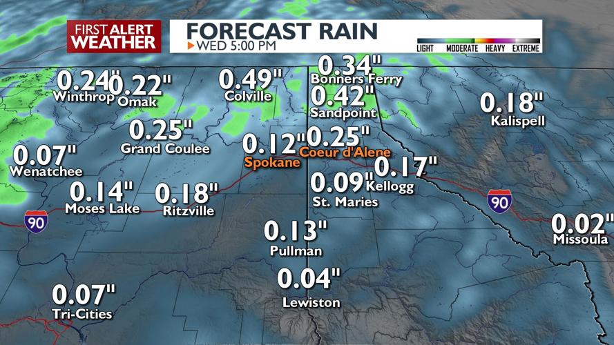 🌧Dry Tuesday evening, but the next round of rain arrives by 7 a.m ...