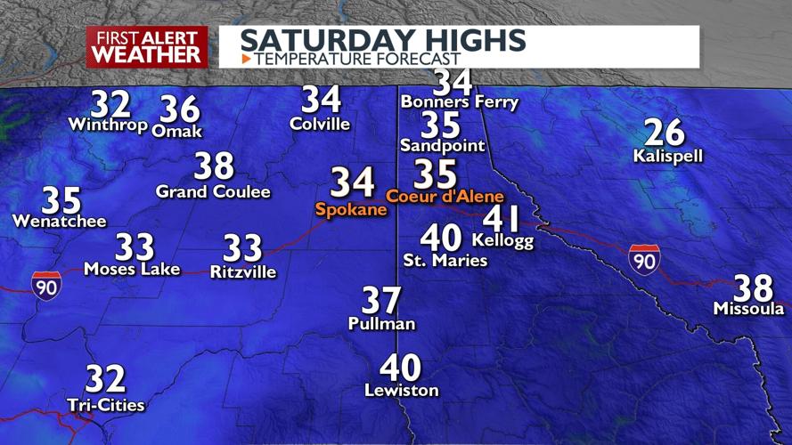 🌦️No more shoveling in Spokane! Chance of a rain/snow mix for Saturday - Kris | Weather | kxly.com