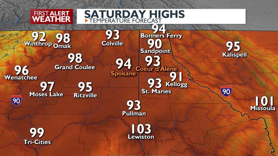 🥵Find some air conditioning! It will be another weekend in the 90s, but ...