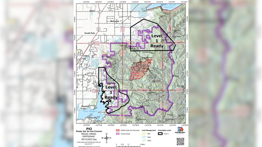 Ridge Creek Fire update: Community meeting scheduled in Athol | News ...