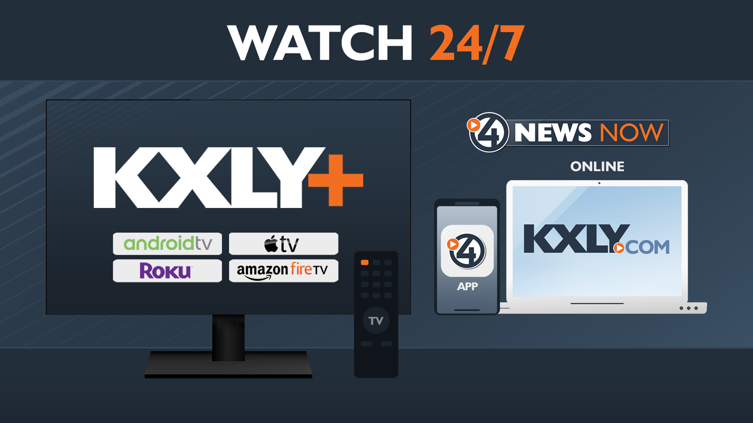 Stay connected 24/7 with KXLY+ on your connected TV | News | kxly.com