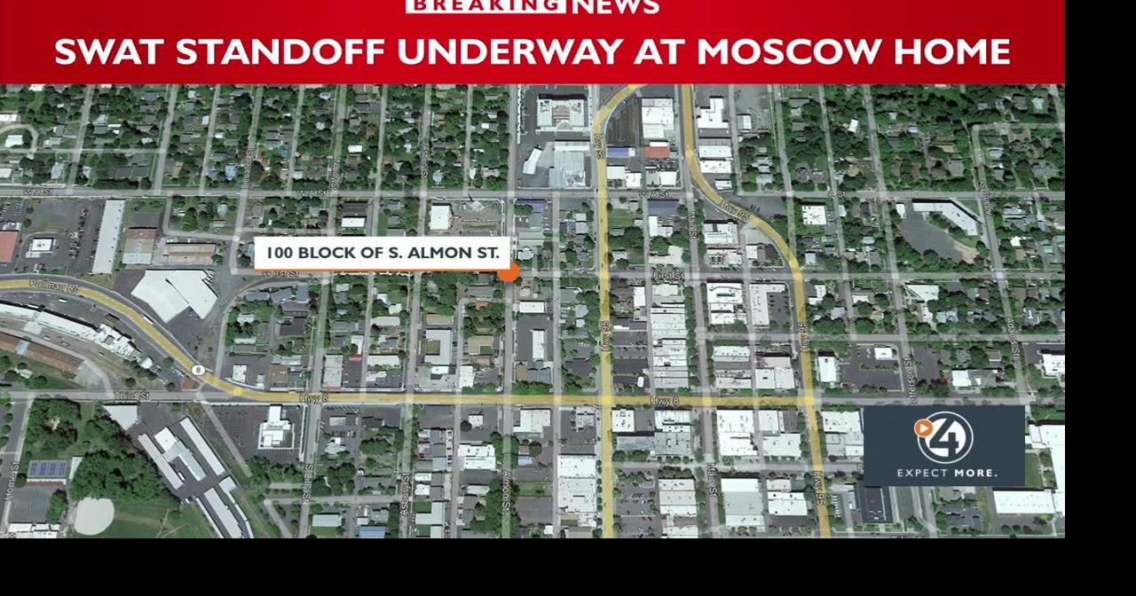 SWAT standoff in Moscow, Idaho for shots fired | Video | kxly.com