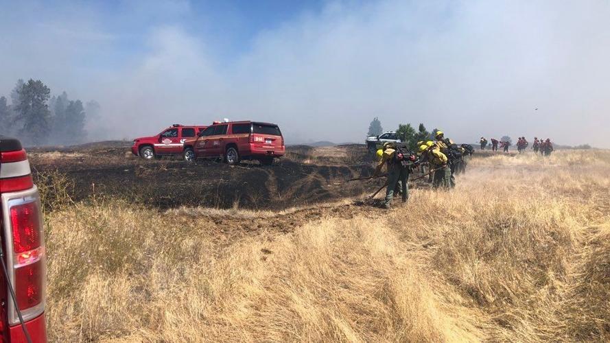 Wildfire burns 64 acres near Chapman Lake | Firewatch | kxly.com