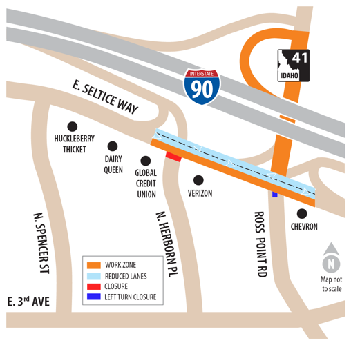 Traffic shifts to occur for I-90, SH-41 interchange project in Post ...
