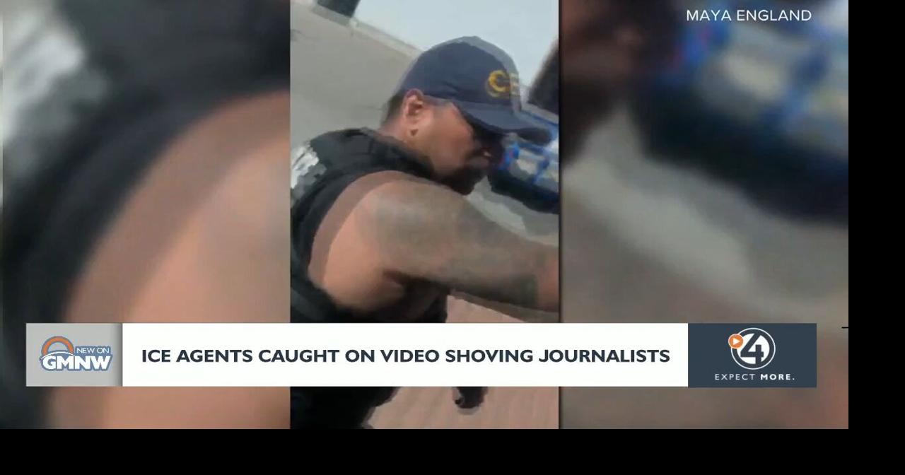 ICE agents caught on video shoving journalist | Video | kxly.com