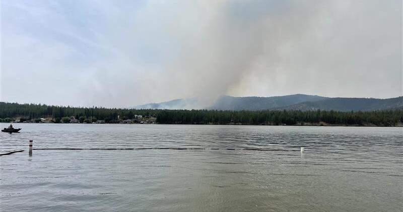 Wildfire burning near Lake Spokane grows overnight | News | kxly.com