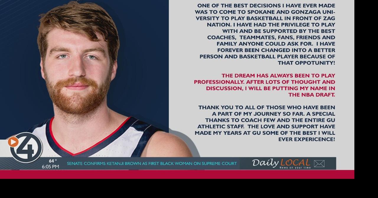 Gonzaga’s Drew Timme announces he’s entering the 2022 NBA Draft ...