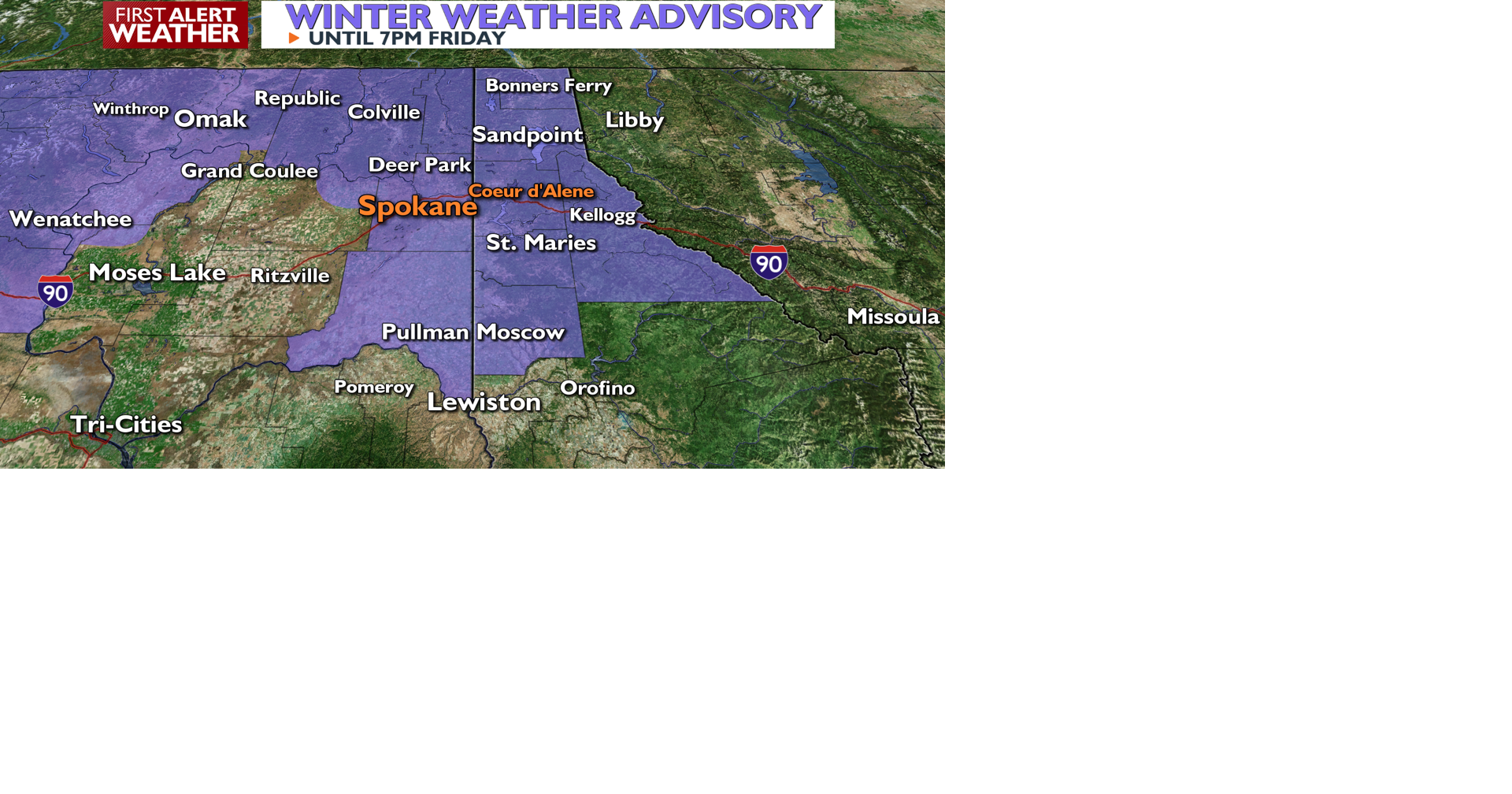 Clouds and mild today, light snow tonight – Mark | Forecast | kxly.com