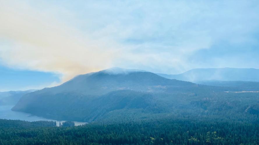 Bernard Fire near Bayview now 75-percent contained | Firewatch | kxly.com