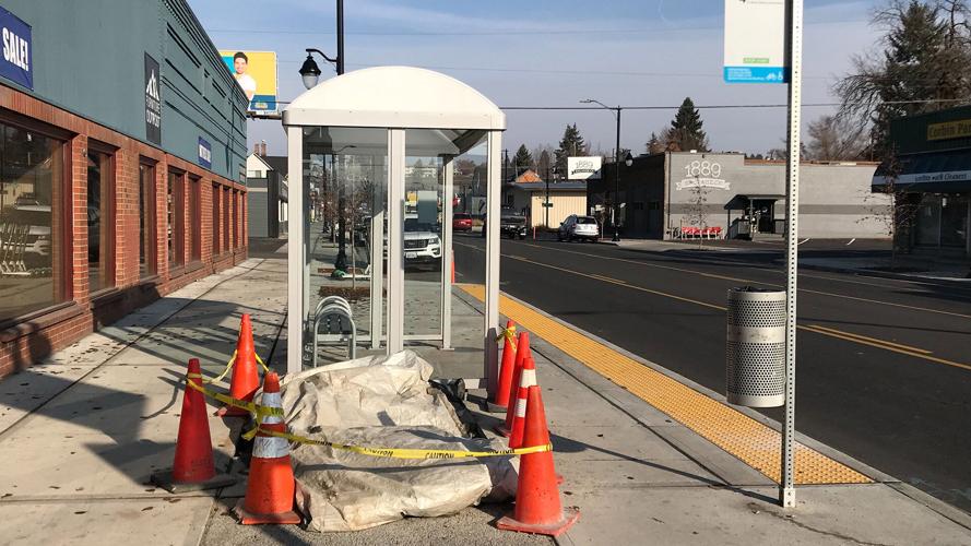 Newly built Spokane bus stops under construction again, here’s why ...