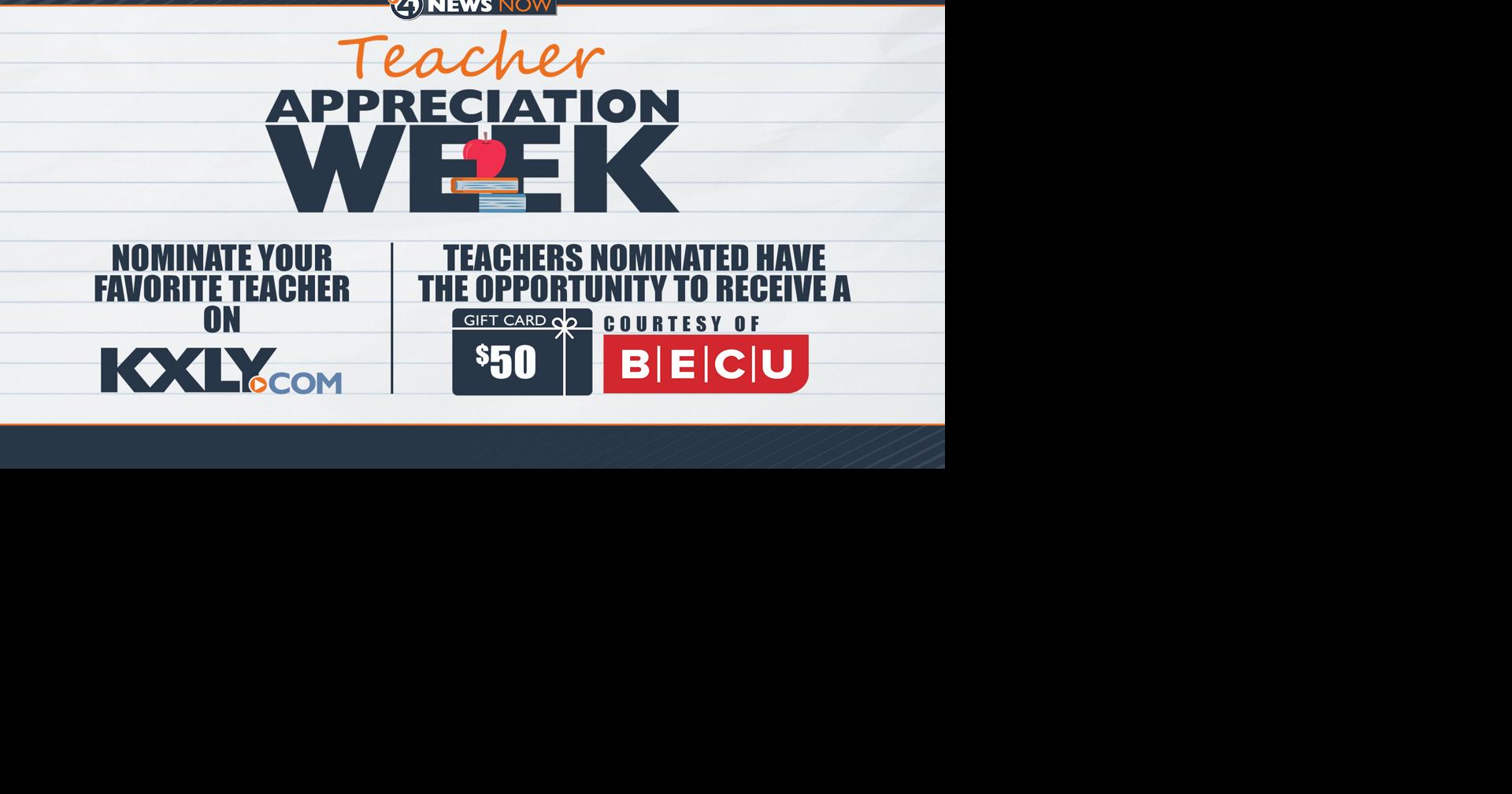 Teacher Appreciation Week 2023 | Contest Archive | kxly.com