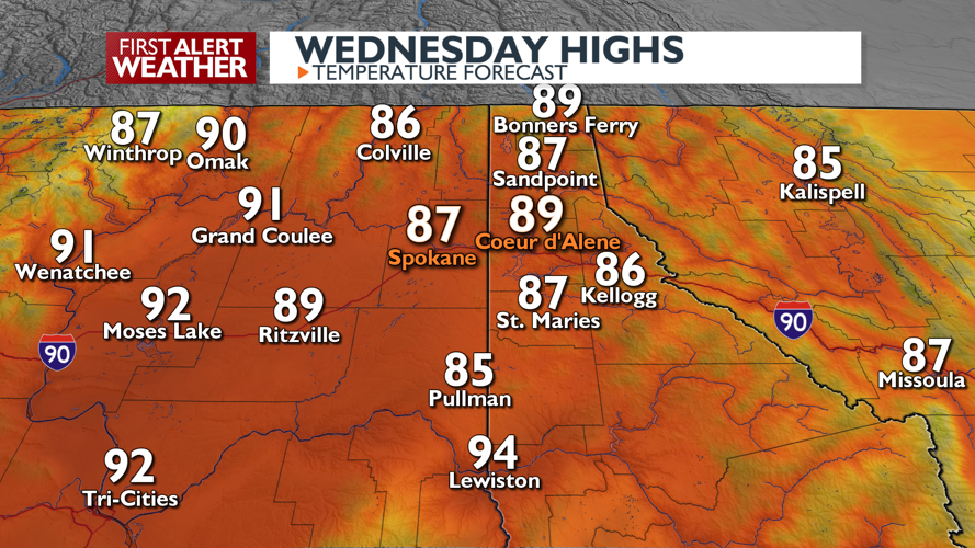 🌡️🥵Toasty afternoon before wind and storm chances Thursday | Local News ...