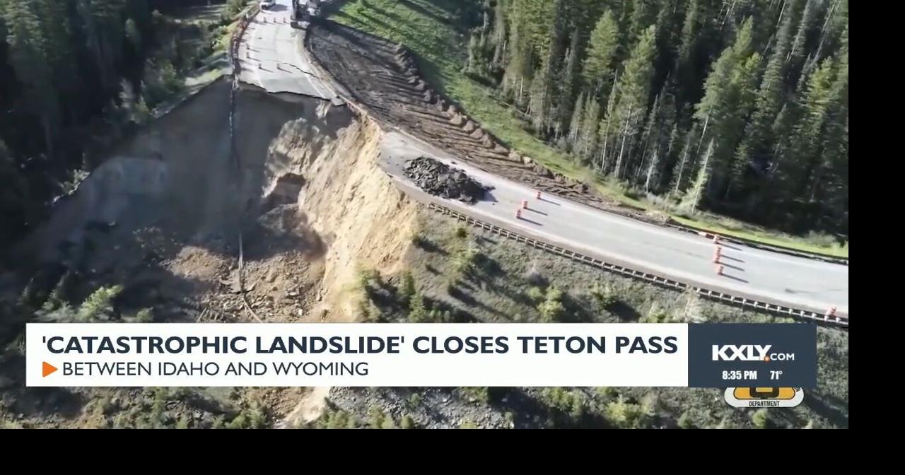 'Catastrophic landslide' closes Teton Pass | Video | kxly.com