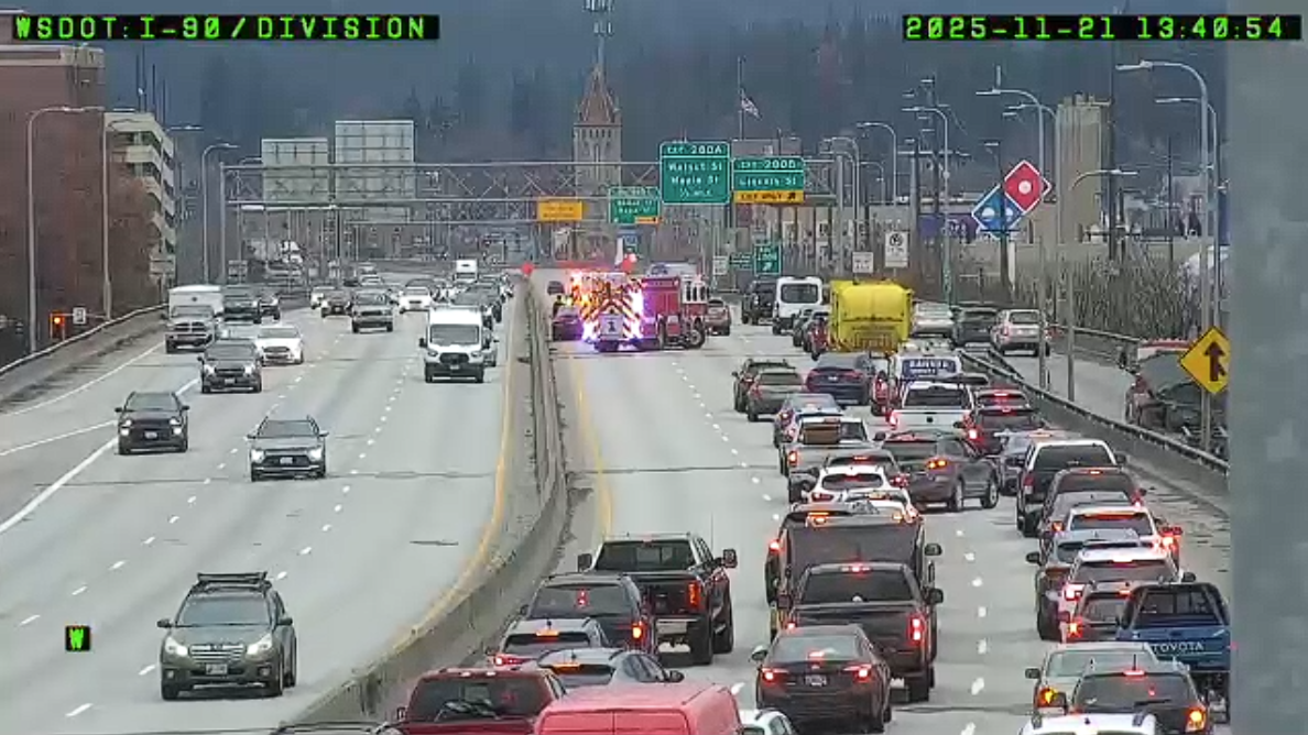 TRAFFIC ALERT: Crash on westbound I-90 near Division Street blocking ...