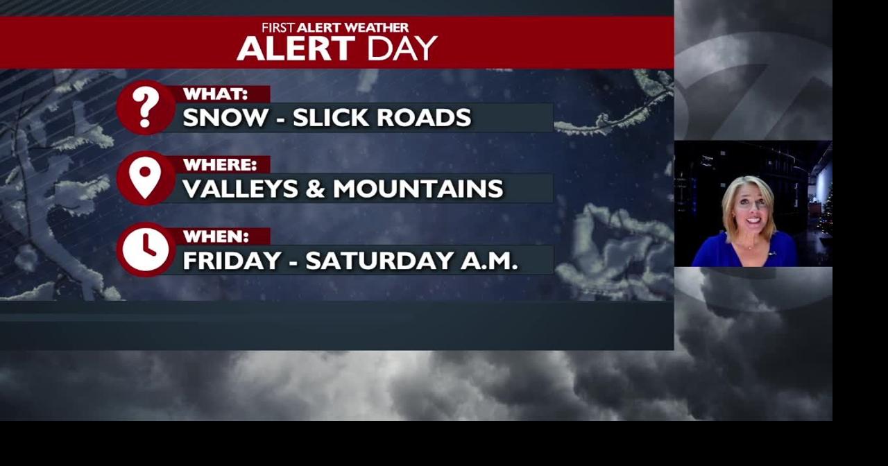 ⚠WEATHER ALERT: Freezing fog for Thursday, snow late Thursday into ...