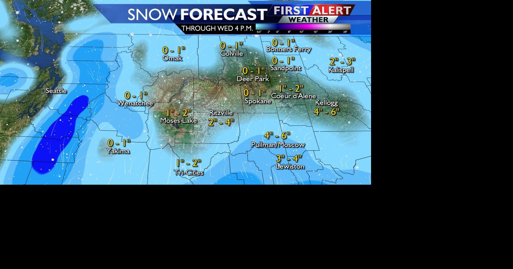 Majority of Wednesday morning snow staying south | Morning Sprint ...