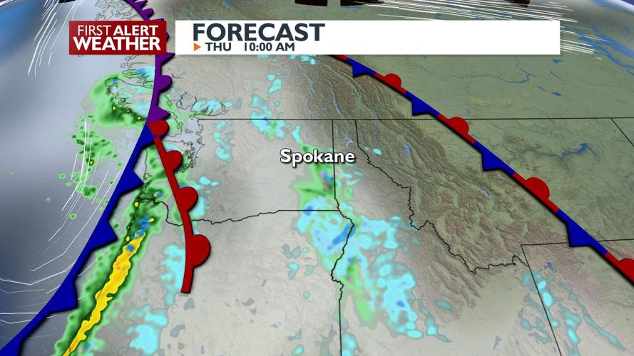 Big change; ten-degree drop in temperatures and rain showers in the ...