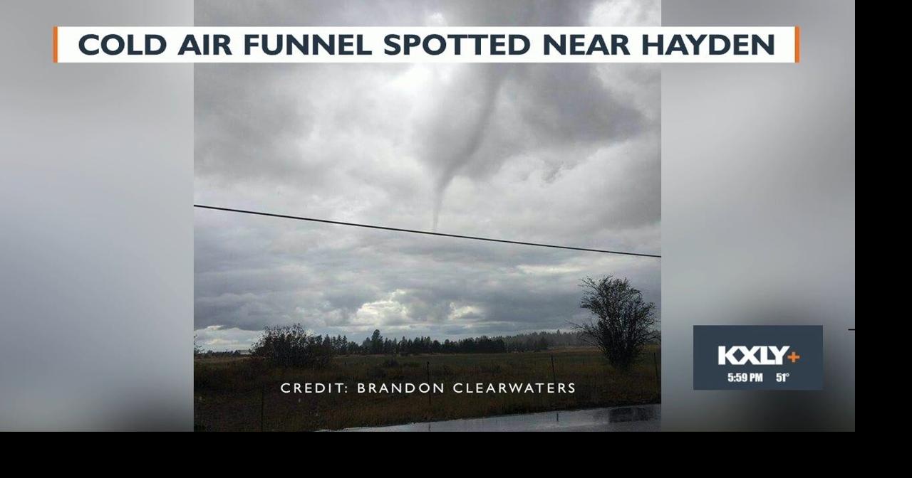 Cold air funnel spotted near Hayden | Video | kxly.com