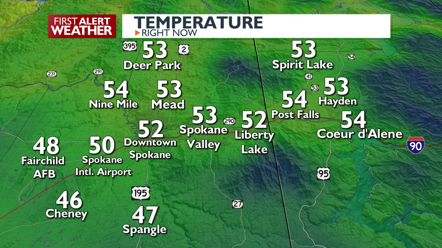 Cooler, clouds and breezy start to the week - Mark | Weather | kxly.com