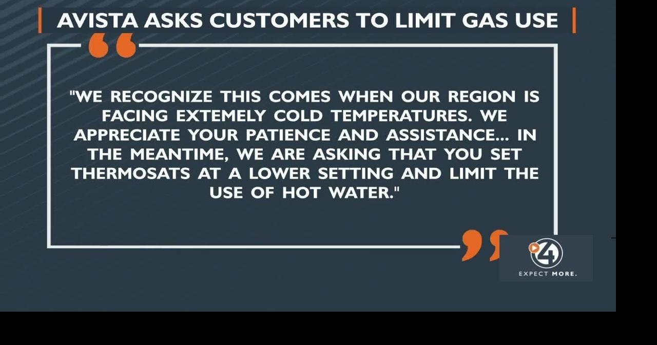 Avista urges gas conservation amid supply issues | News | kxly.com