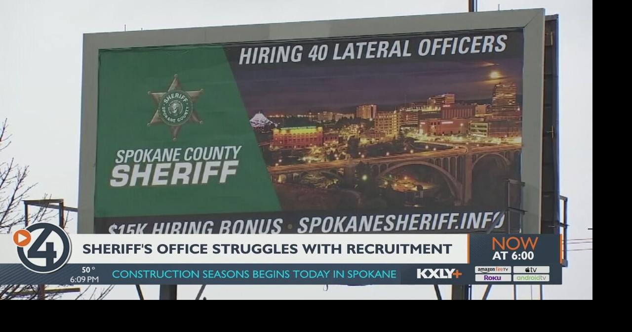 Spokane Sheriff’s Office struggles with recruitment, looking out-of ...