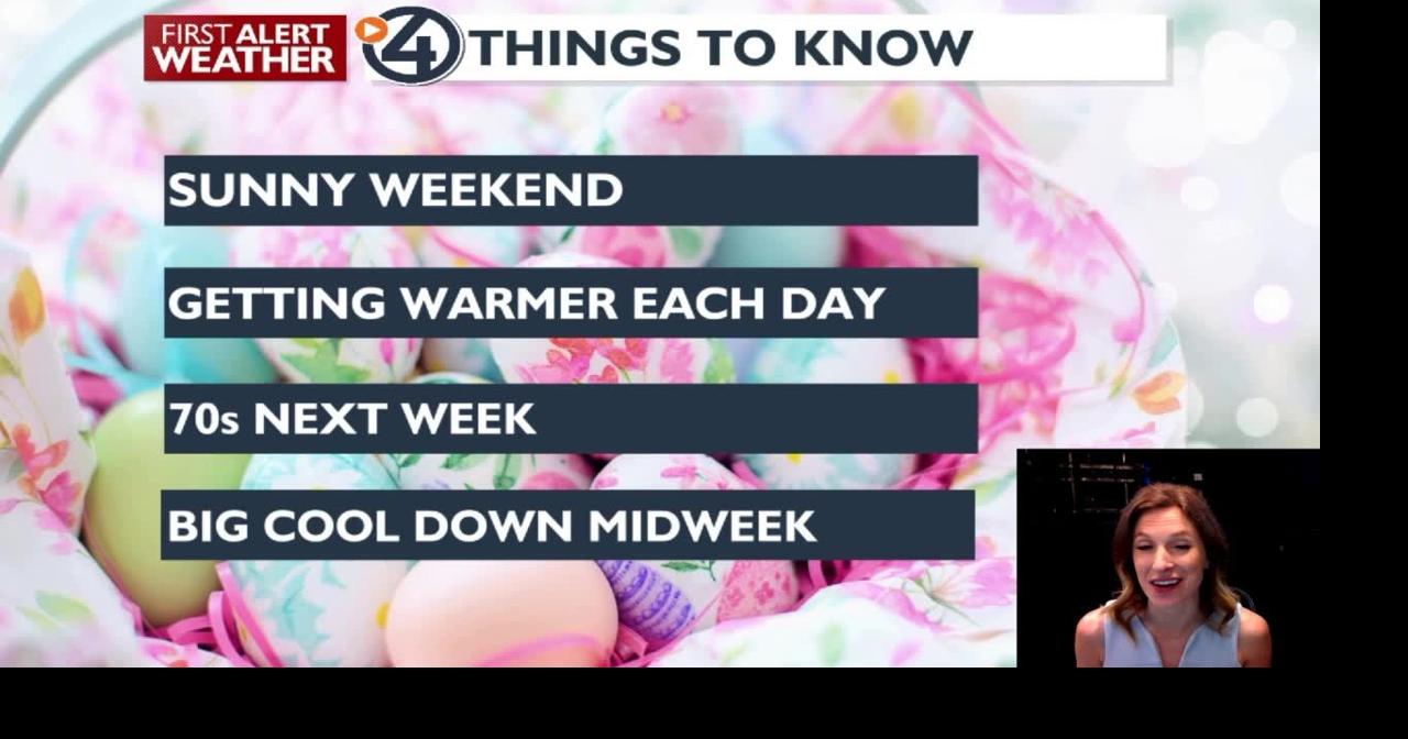 Expect a sunny and even warmer Easter Sunday - Emily | Weather | kxly.com