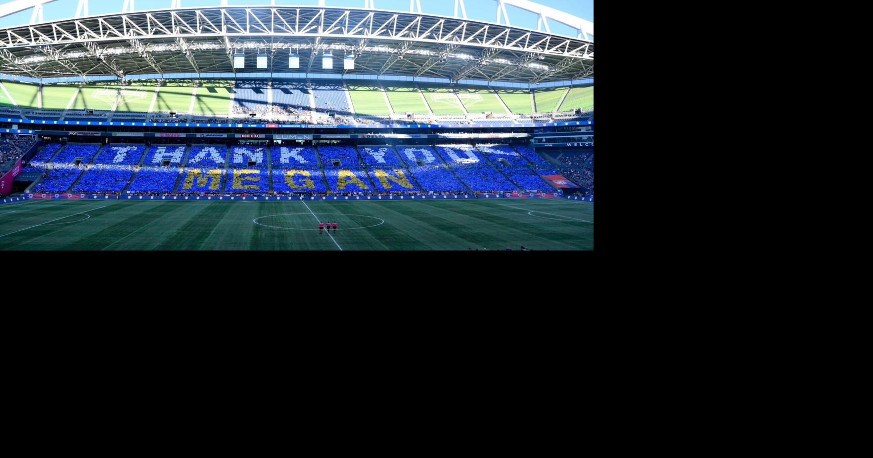 Megan Rapinoe honored in front of record crowd as she nears retirement ...