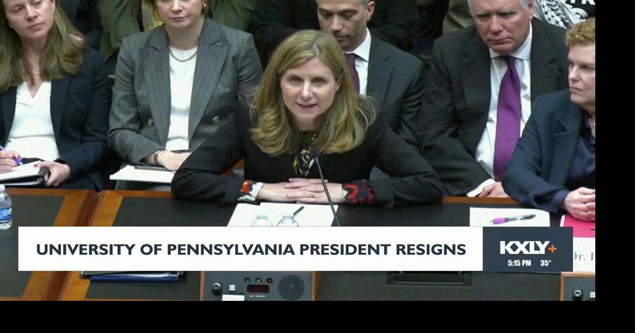 University of Pennsylvania President resigns | Video | kxly.com