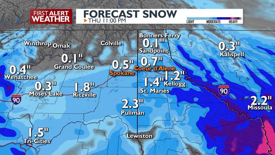 ️Winter Returns! Cold and snow on the way for Thursday - Kris | Weather ...