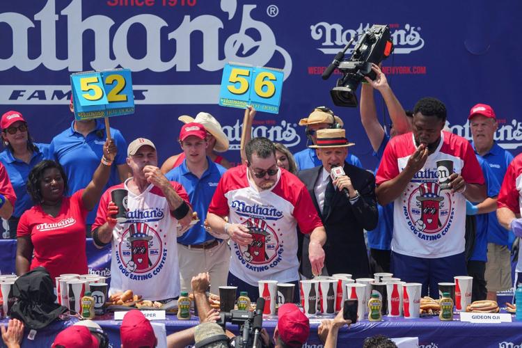 Patrick Bertoletti wins Nathan’s Famous International Hot Dog Eating ...