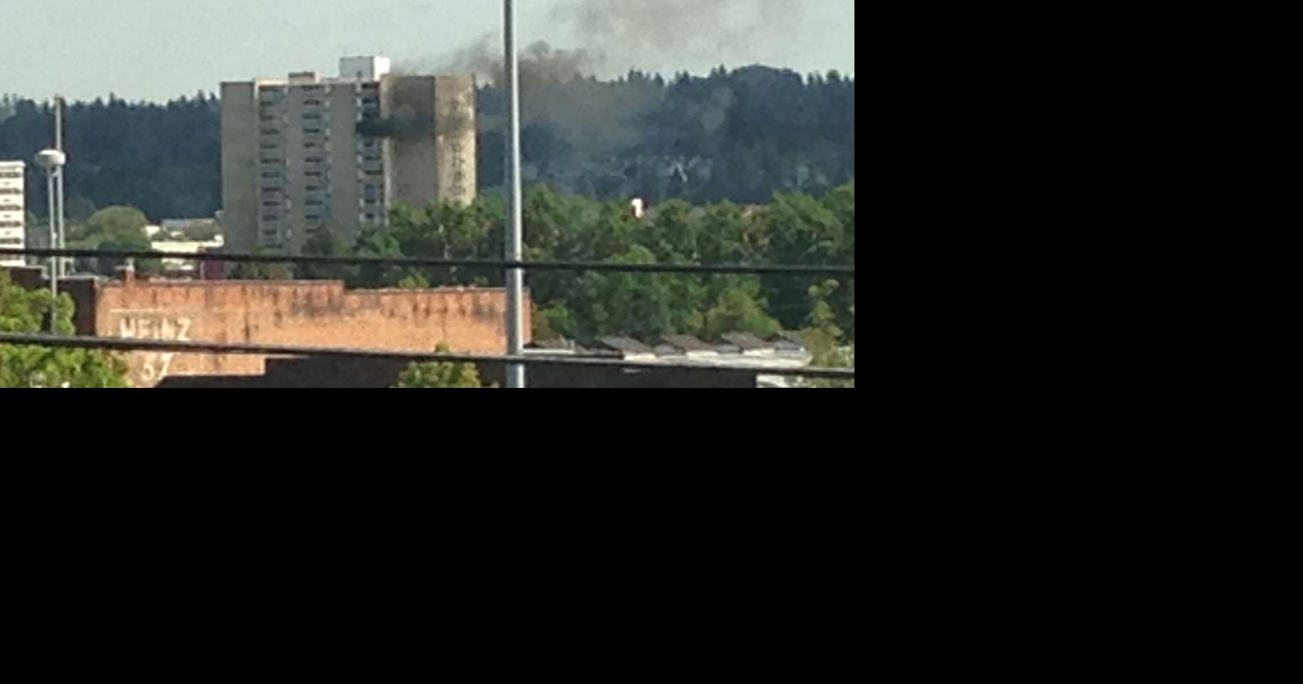 High-rise fire hits Park Tower Apartments | Spokane | kxly.com