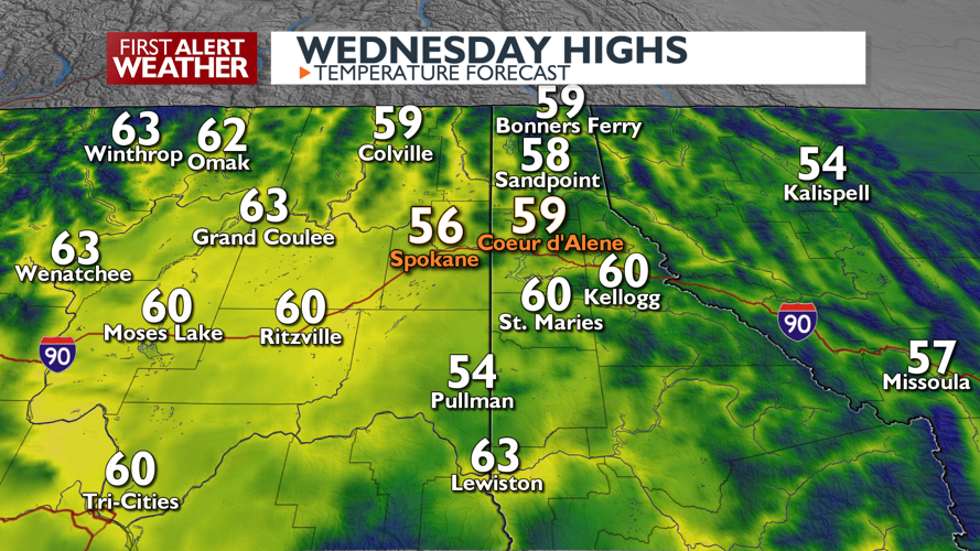 Sunny days, freezing nights until the weekend | Local News | kxly.com