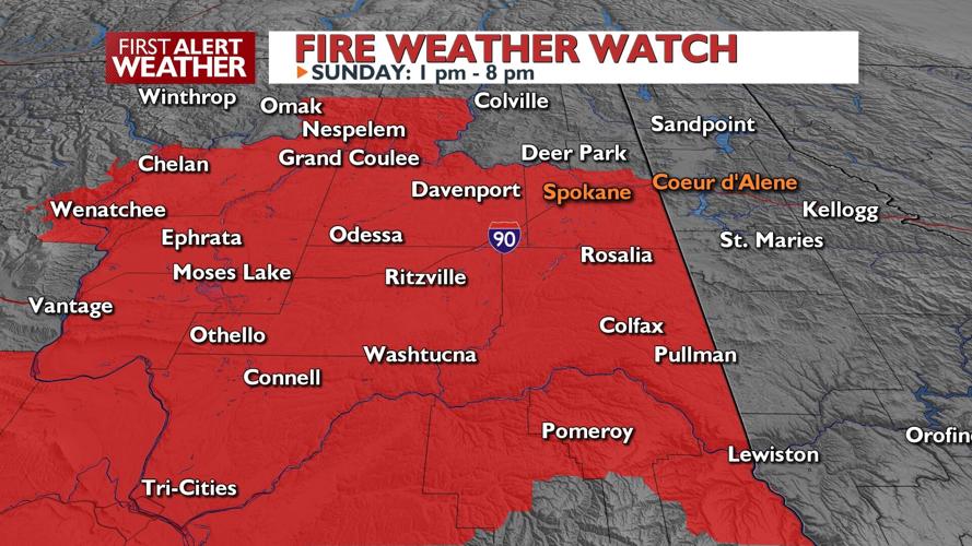 ⚠️Weather Alert Day Sunday: Hot, dry and breezy weather creating ...