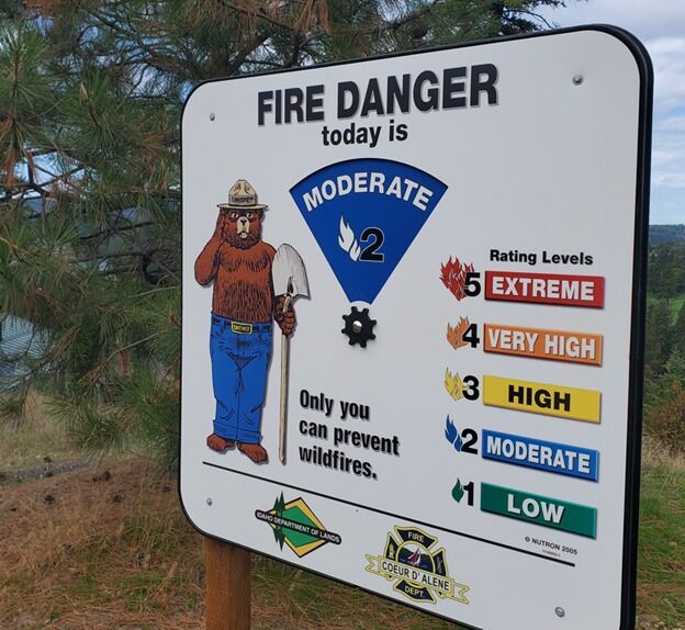 Fire danger level raised to Moderate for Coeur d’Alene area | KXLY 920 ...