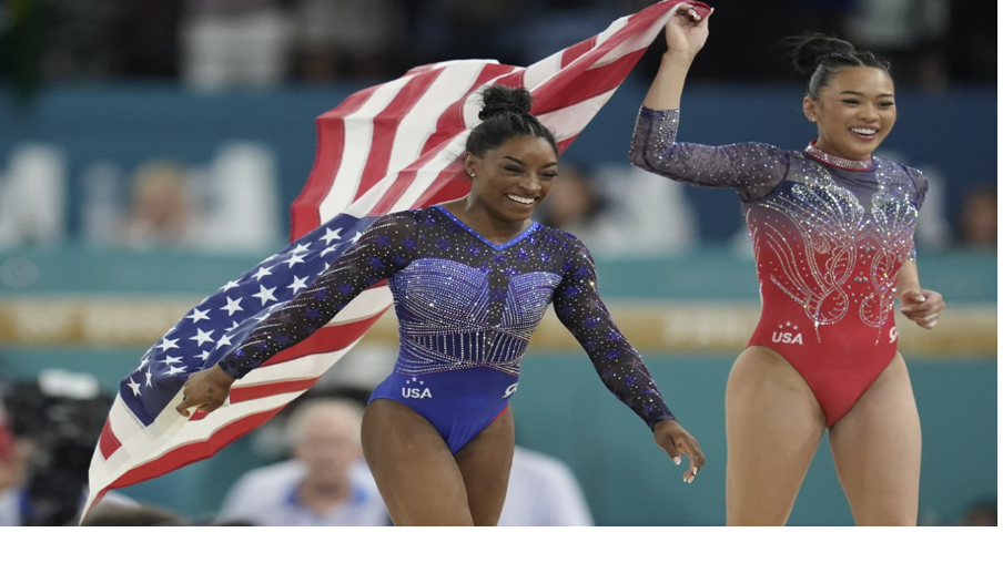 Simone Biles edges Brazil’s Rebeca Andrade for her second Olympic all ...