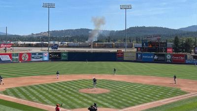 Brush fire breaks out near Avista Stadium | News | kxly.com