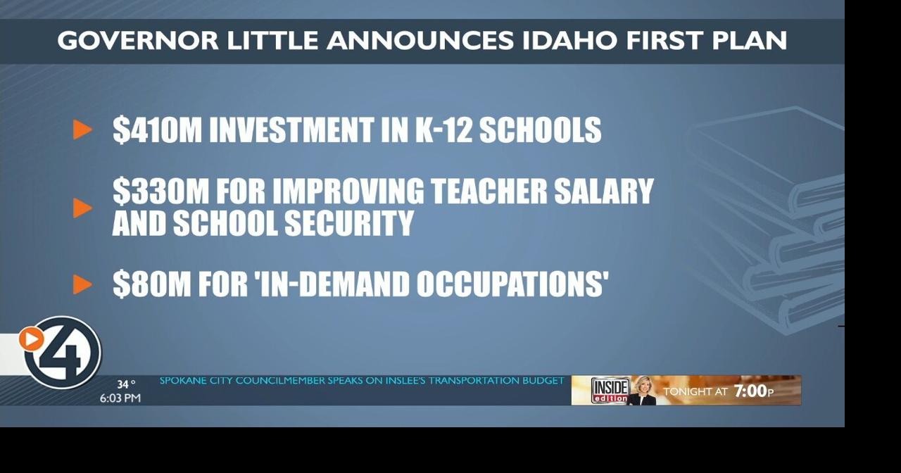 Idaho governor rolls out ‘Idaho First’ plan in 2023 State of the State ...