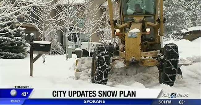 Spokane updates snow plow plan ahead of winter season | Local News ...