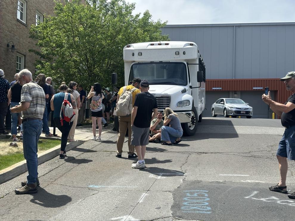 Three people charged in Spokane ICE protest last summer changing pleas ...