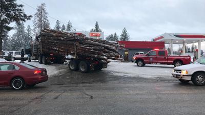 Logging truck collides with school bus on Hwy 2 near Deer Park | Local ...