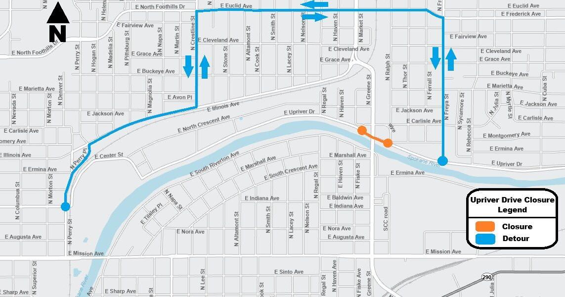 Plan ahead: Construction kicks off on East Upriver Drive for North ...