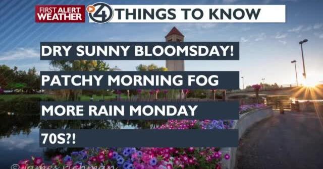Weather clears for Bloomsday Sunday- Matt | Forecast | kxly.com