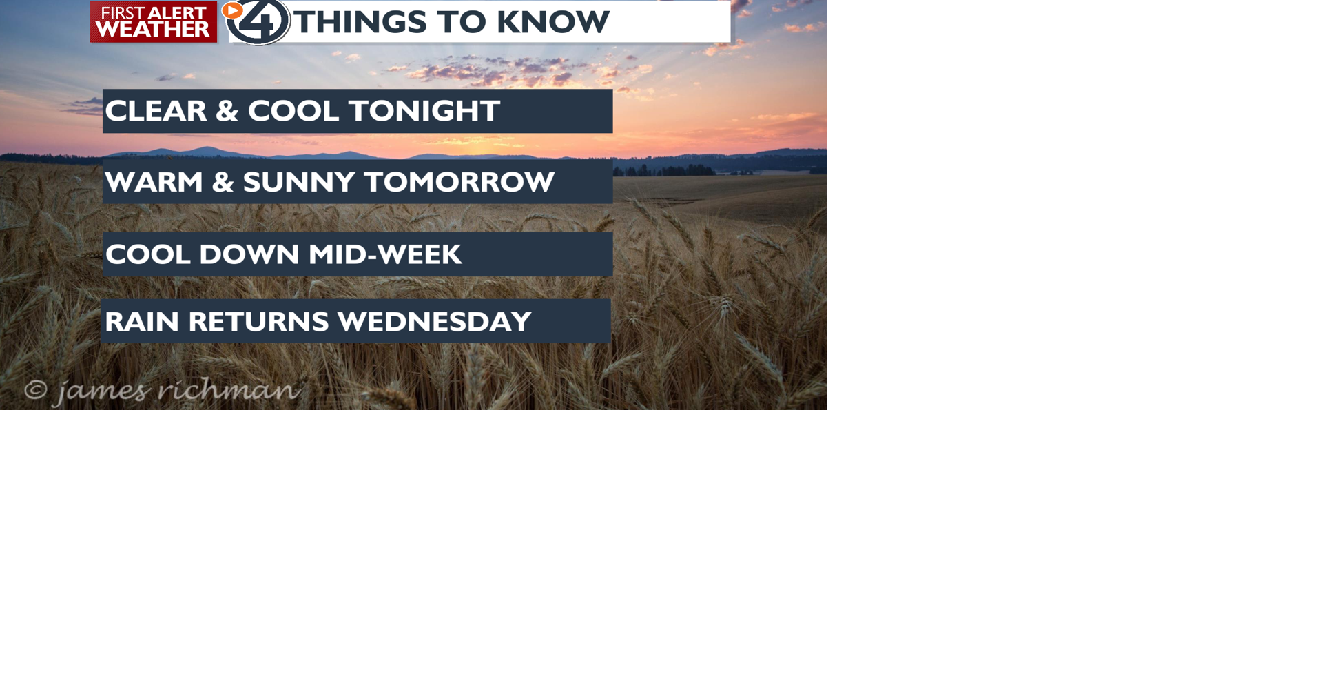 Temperatures in the 70s for Indigenous Peoples' Day | Video | kxly.com