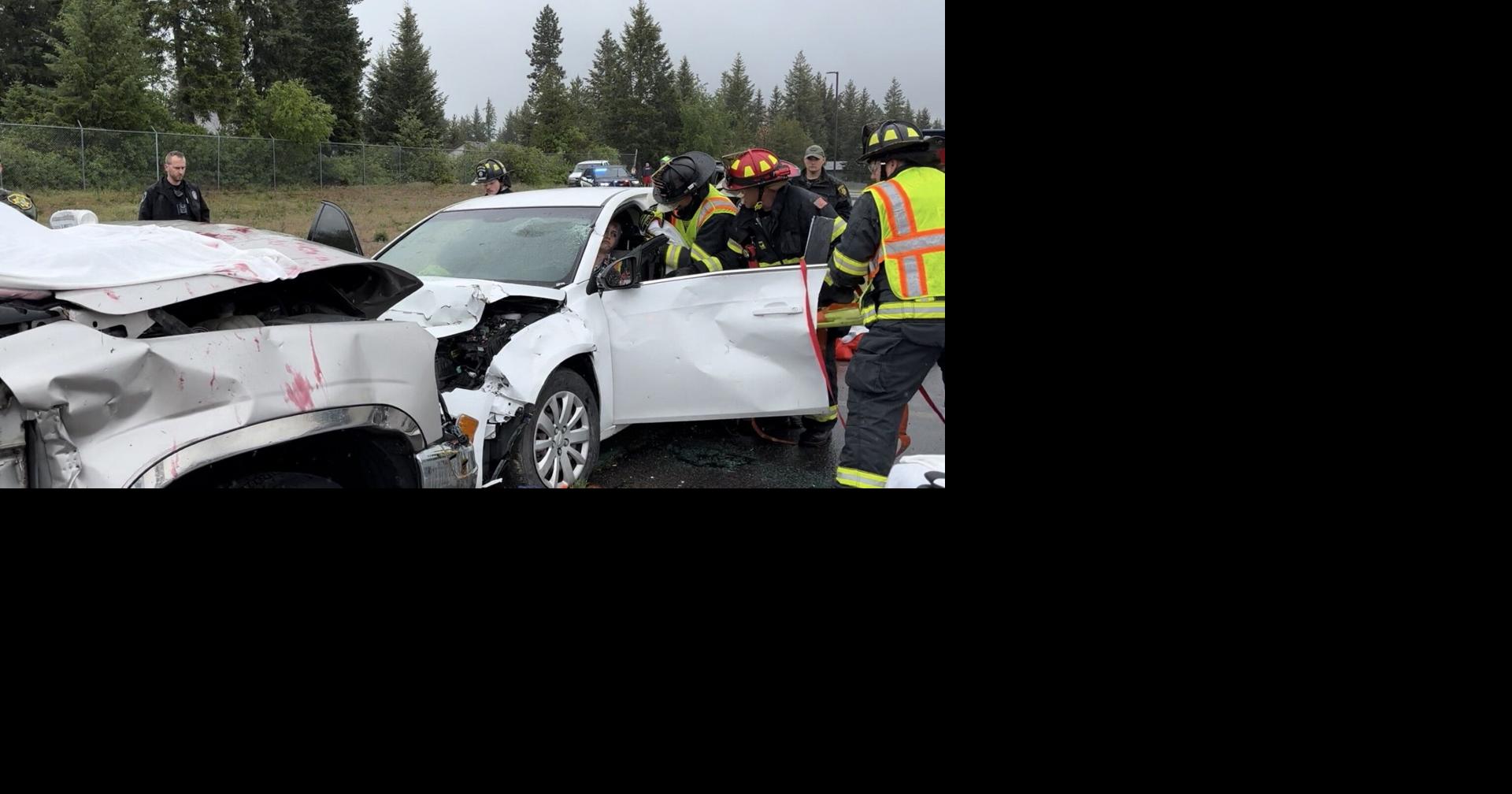Timberlake High School students stage mock DUI crash | News | kxly.com