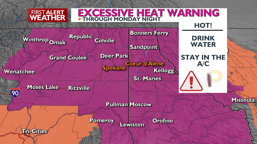 Weather Alert Day for Monday, heat will come to an end later this week ...