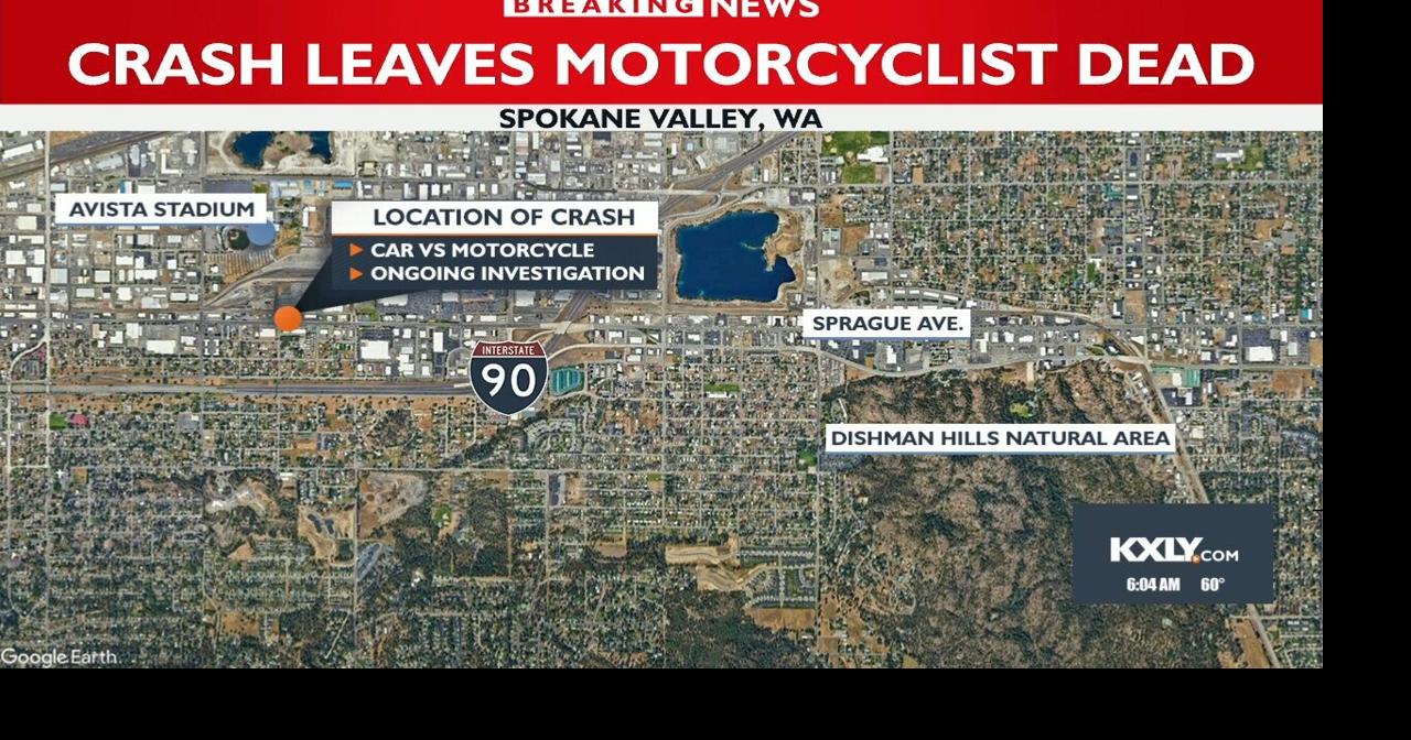 Motorcyclist killed in Spokane Valley crash | Video | kxly.com