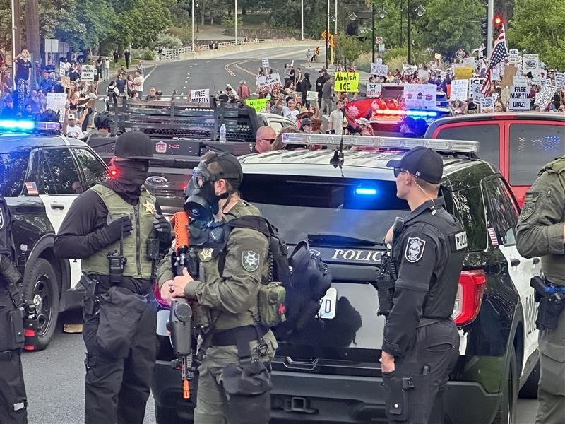 Former Spokane city councilman booked into jail following protest at ...